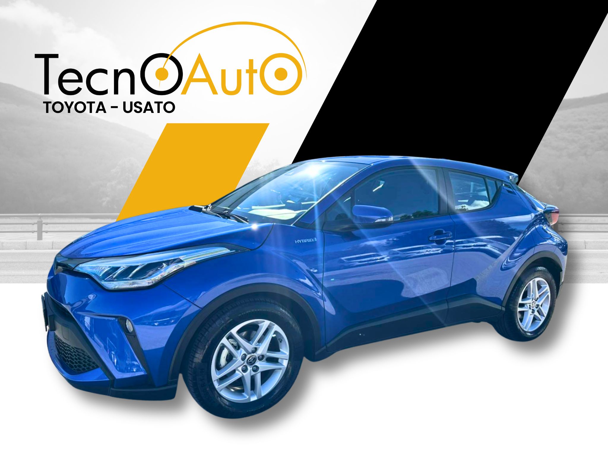 TOYOTA C-HR 1.8 HYBRID ACTIVE - BLU - Tecnoauto